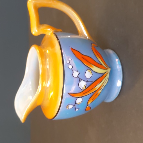 Dining | Vintage Lusterware Creamer Hand Painted Made In Japan Orange ...
